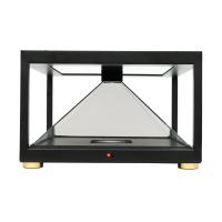 China Shopping Malls Jewelry Show 19 Inch 3D Pyramid Hologram Display 360 Degree Showcase for sale