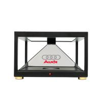China Inverted Pyramid Hologram Display 100x100cm Showcase 360 Degree For Shopping Malls for sale