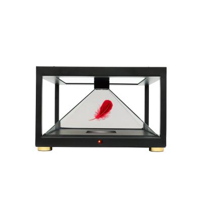 China Inverted Pyramid Hologram Display 100x100cm Showcase 360 Degree For Shopping Malls for sale