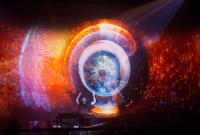China Reusable 3D Holographic Projection System HoloGauze Screen Mesh Screen For Stage for sale