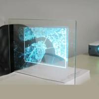 China 3D Rear Projection Film Clear Gray Holographic Rear Projection Screen Film for sale