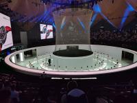 China 9x30 Meter Holographic Projection System 3D Hologram Mesh Screen For Live Show for sale
