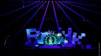 China 9x30 Meter Holographic Projection System 3D Hologram Mesh Screen For Live Show for sale