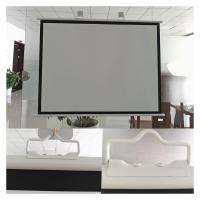 China Simple Hanging HD Home Warp Knitting Projection Screen 16:9 100