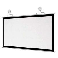 China Simple Hanging HD Home Warp Knitting Projection Screen 16:9 100