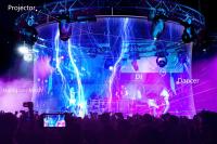China SMX Pepperscrim Holographic Mesh Screen for Stage Performances and Presentations for sale