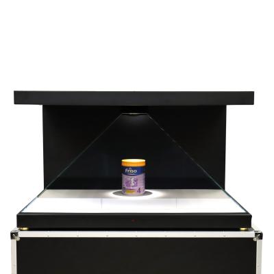 China 55'' Pyramid Holographic Showcase Combine A Physical Product With 3D Holographic Content for sale