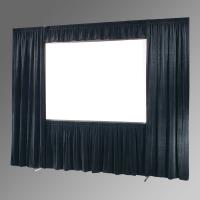 China 16:9 300inch Front&Rear Fast Fold Projection Screen With Dress Kit For Outdoor Movie Cinema for sale