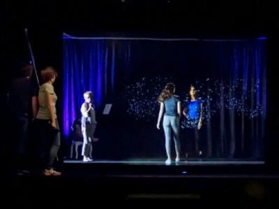 China 3D Projection System 3D Holographic Display Hologram Stage Show Pepper Ghost Technology for sale