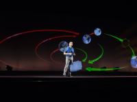 China Concert Showcase 3D Holographic Display 95um For Product Launch for sale