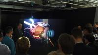 China Durable transparent holographic rear projection film 3D Hologram Technology for sale