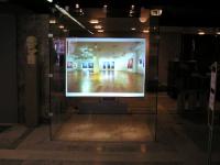 China Hologram Advertising clear rear projection film / Double Sided Projection Screen for sale