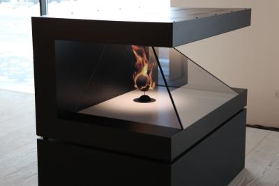 China 22 Inch 3D Hologram Pyramid Display Box , 3D Holographic Showcase Full HD Resolution for sale
