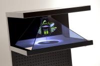 China 22 Inch 3D Hologram Pyramid Display Box , 3D Holographic Showcase Full HD Resolution for sale