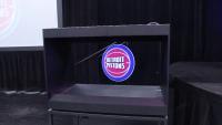 China 1 Sided LED light Holocube 3D Holographic Display 32