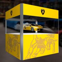 China 360° View 3D Holographic Display with 112x112x60cm Size and 1024x768 Resolution Hologram Showcase for sale