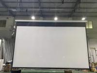 China 300'' Electric Projector Screen / Wall & Ceiling Mounted Motorized Projection Screen With Remote Control for sale