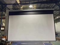China 300'' Electric Projector Screen / Wall & Ceiling Mounted Motorized Projection Screen With Remote Control for sale