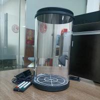 China 180degree 21.5inch 3D Holographic Cylinder Transparent Screen Interactive Holograms For Museums for sale