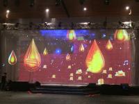 China Magic Holographic Projection System Hologram Mesh Screen Holoscrim Holonet for sale