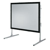 China Portable Outdoor Projector Screen with Front and Rear Projection 150-300 Inch Sizes for sale