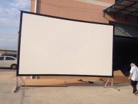 China 300 Inch 9x16 Fast Fold Screen Fast Fold Projection Screen Portable Outdoor Quick Fold Projector Screen for sale