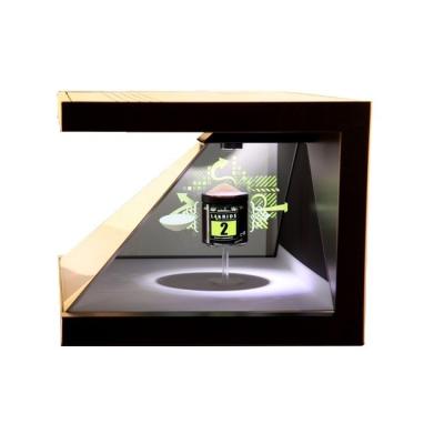 China 270 Degree 22'' Pyramid 3D Holographic Display Showcase For Museum Exhibition Decoration for sale