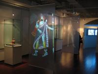 China Hologram Advertising clear rear projection film / Double Sided Projection Screen for sale