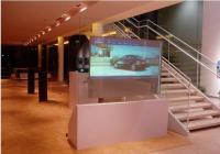 China High Resolution Adhesive Rear Projection Film For Glass , 3D Holographic Projection Screen for sale