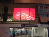 China Transparent Self Adhesive Holographic Rear Projection Film for Window Projection for sale