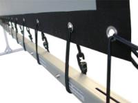 China HD Foldable Projector Screen Anti - Crease Portableelastic Cords For Home Theater for sale