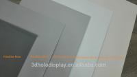 China Folding Type Projection Screen With Eyelets / Holes And Black Edge for sale