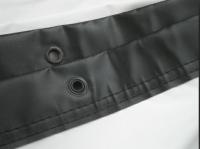 China Custom Size Projection Screens 4.5 x 50m Economic Fabric Black Border for sale