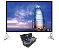China Easily assembly outdoor projection screen , Fast Fold Screens for Front and Rear projection for sale