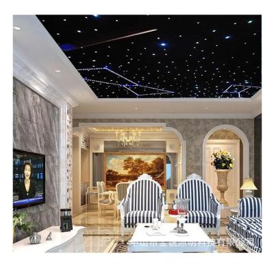 China Fiber Optic Star Ceiling Panels RGBW LED Lighting Star Ceiling Panel With Remote Control For Home Theater for sale