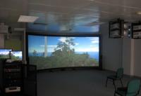 China 16/9 Curved Projection Screen 150