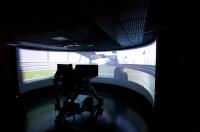 China High definition 200'' 250''  Curved Projection Screen for HD Cinema Simulator System for sale