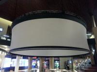 China 360 Degree Large Curved Projection Screen Custom Sizes With Stand for sale