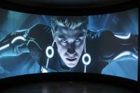 China HD Customized Curved Projection Screen,fixed frame screen 180 Degree For Flight Simulator for sale