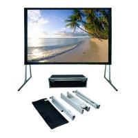 China Format Customized Fast Fold Projection Screen One Year Warranty For Conference for sale