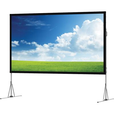 China Rear Portable Fast Fold Projection Screen Aluminum Housing  Indoor / Outdoor for sale