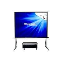 China High Definition Fast Fold Screens , Customized Flexible Folding Projector Screen For Theater for sale