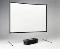 China High Definition Fast Fold Screens , Customized Flexible Folding Projector Screen For Theater for sale