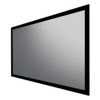China Black Powder Coated Fixed Frame Projector Screen 10 / 15 Cm Frame Size for sale