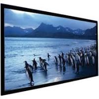 China Wall Mount Fixed Frame Projection Screen HD Aluminum Frame For Home Cinema for sale