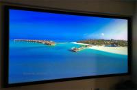 China Wall Mount Fixed Frame Projection Screen HD Aluminum Frame For Home Cinema for sale