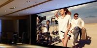 China Wall Mount Fixed Frame Projection Screen HD Aluminum Frame For Home Cinema for sale