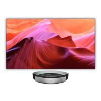 China 100 Inch Anti Light Projection Fixed Frame Screen With Ultra Short Throw Projector for sale
