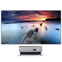 China Edgeless Fixed Frame Screen , Fixed Wall Projector Screen HDTV 16/9 Format 0.8 Gain for sale