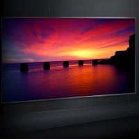 China Micro Layers Fixed Frame Screen Edgeless Ambient Light Black Diamond With 1cm Frame for sale